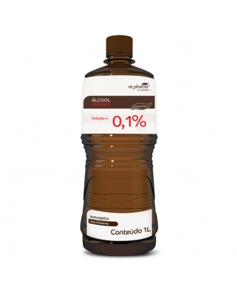ALCOOL IODADO 0,1% 1L - VIC PHARMA