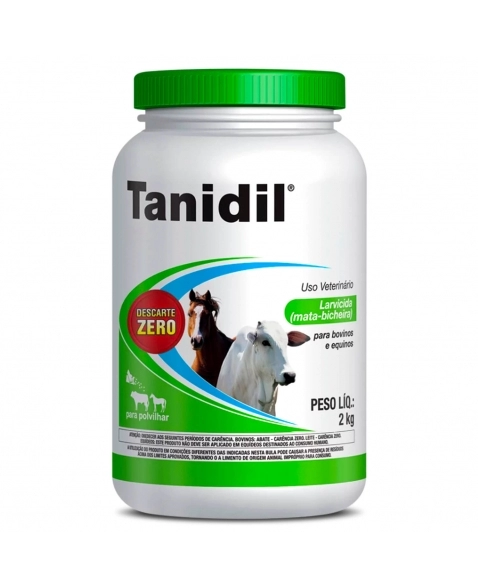 Tanidil Pó 2Kg Matabicheiras Bovinos Equinos | MONTE REAL