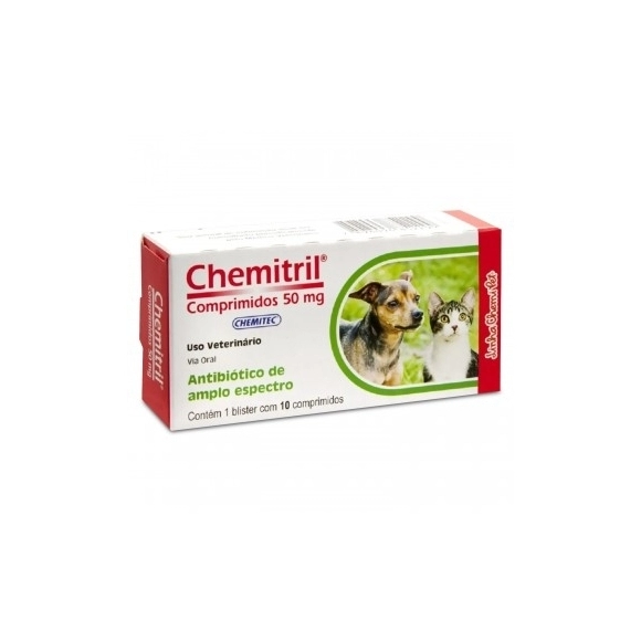 CHEMITRIL 50 MG 10 COMP (ENROFLOXACINO)