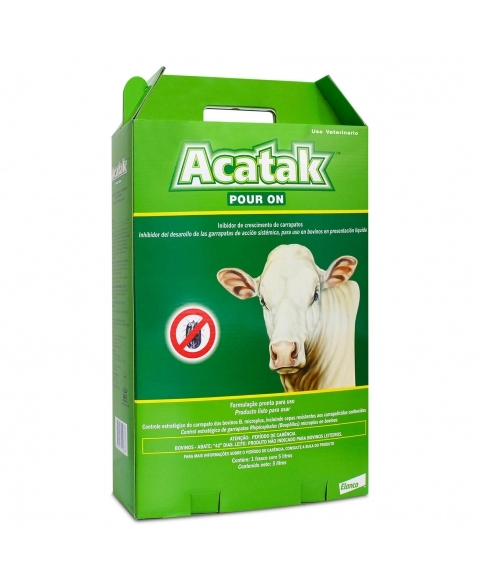 Acatak Pour On Carrapaticida Galão 5L Elanco | MONTE REAL