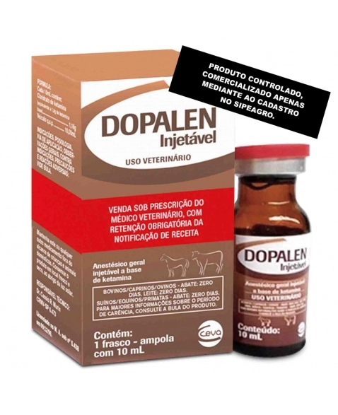 DOPALEN INJ 10ML (KETAMINA 10%)